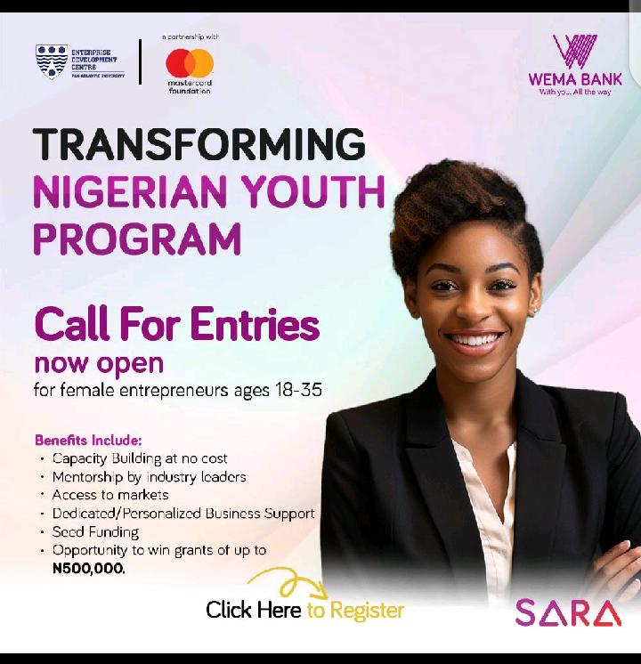 WEMA BANK, PAN ATLANTIC VARSITY & MASTERCARD TO TRAIN 10,000 WOMEN IN ...